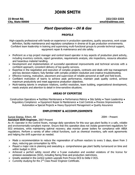 Assistant Shift Engineer Resume Template | Premium Resume Samples & Example