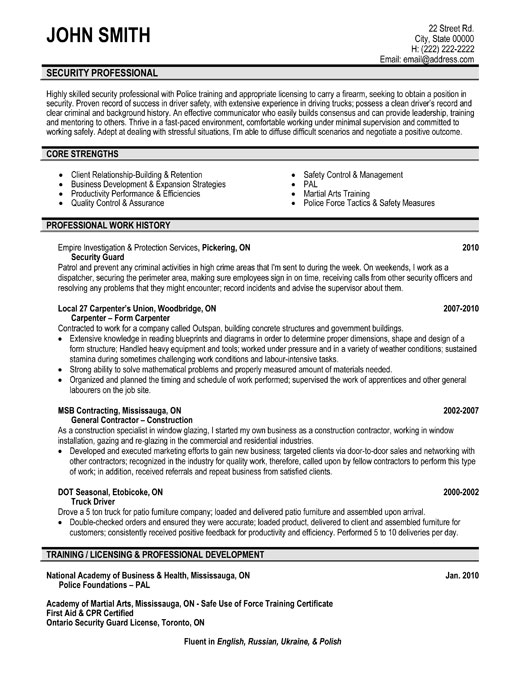 General Resume Templates, Samples & Examples | Resume Templates 101