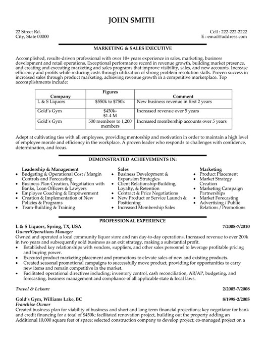 Marketing Resume Templates, Samples & Examples | Resume Templates 101