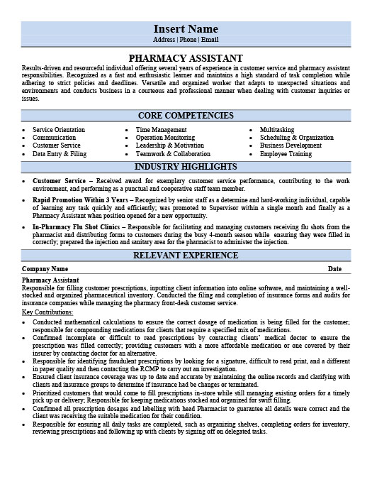 Administration Resume Templates, Samples & Examples | Resume Templates 101